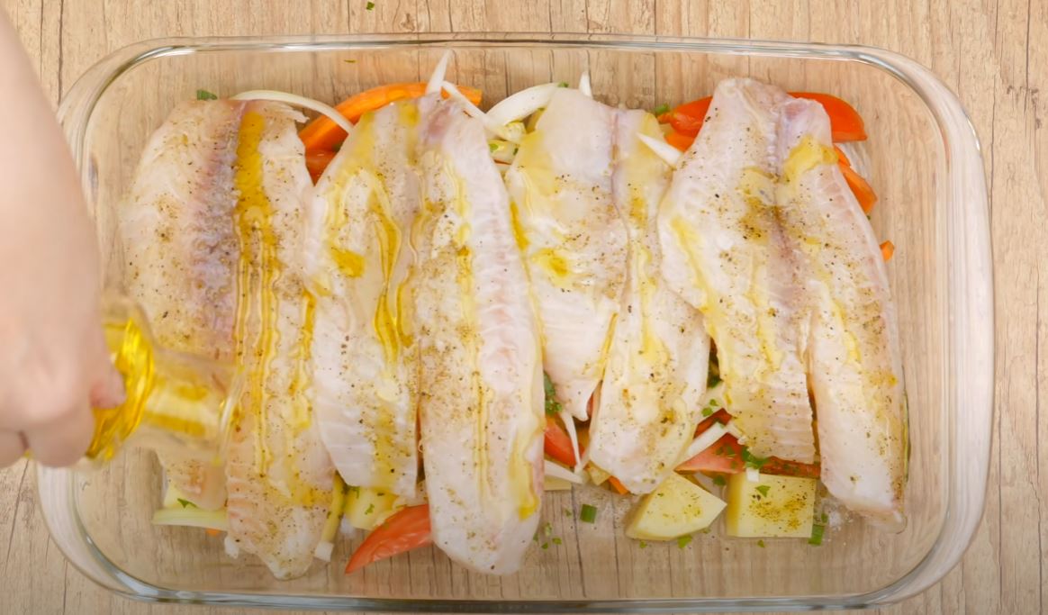 Peixe Assado no Forno (Saint Peter/Tilápia)