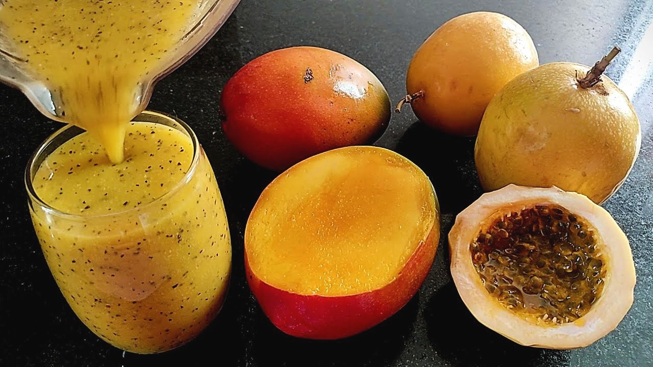 Suco de Maracujá com Manga